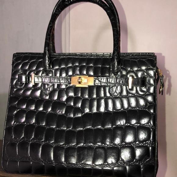 LEDERER DE PARIS | Bags | Rare Vintage Lederer Genuine Crocodile Skin ...